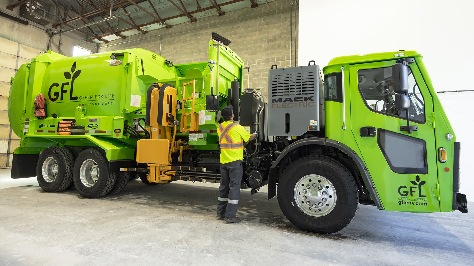 GFL’s first electric truck hits the road in Squamish, BC - GFL ...