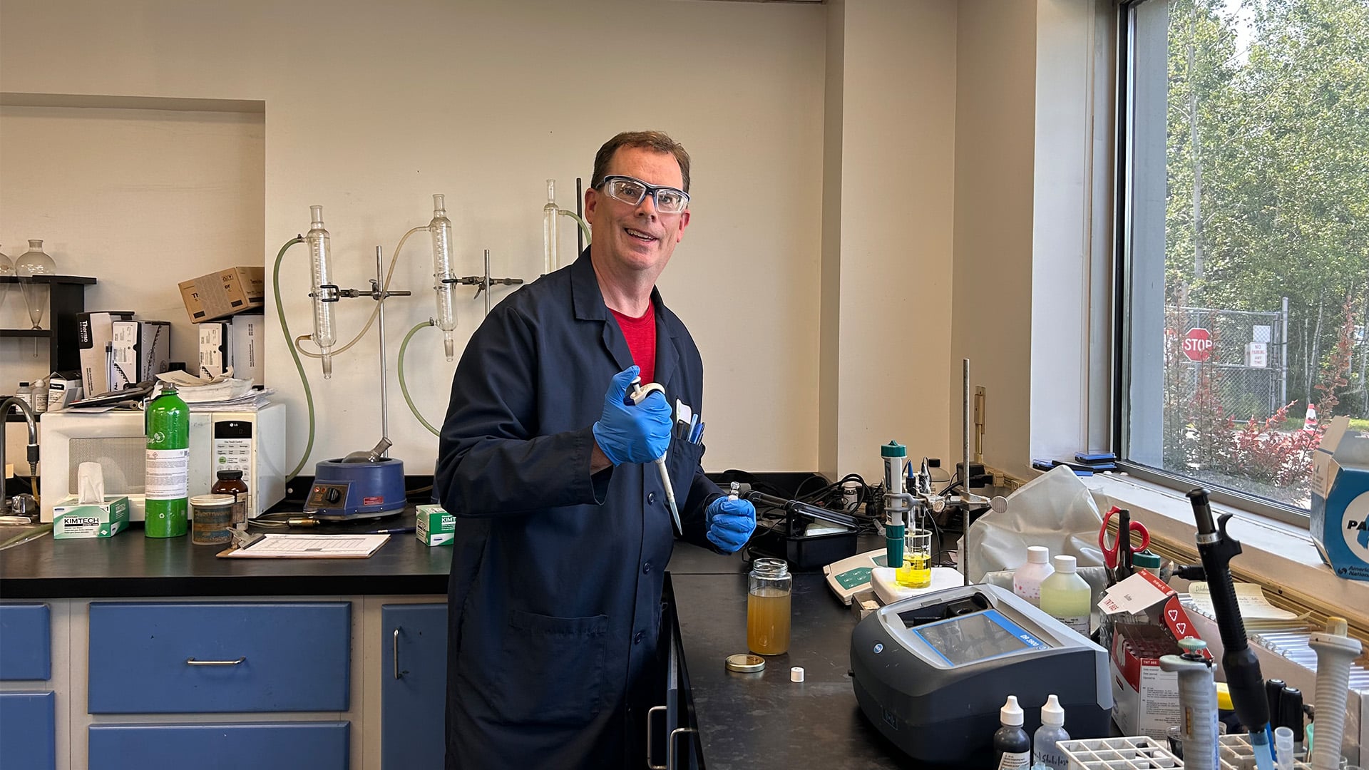 Lab tech Kevin Rushton is in his element at GFL - GFL Environmental Inc.